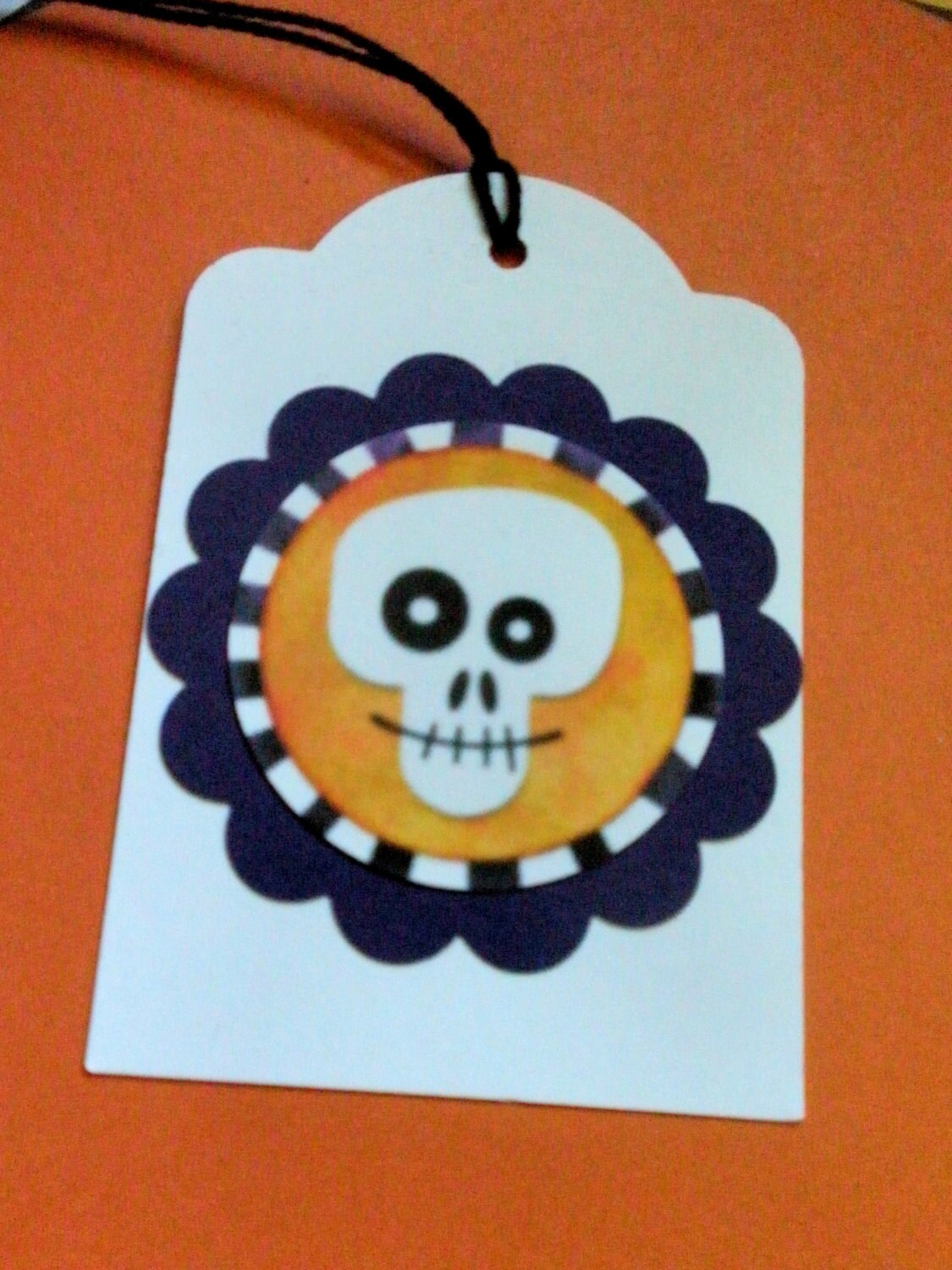 Skull Halloween Gift Tags Set of 12 - Etsy