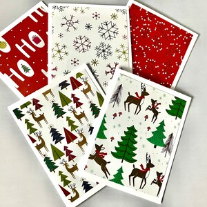 Christmas Winter Holiday Cards Set of 10 - Etsy