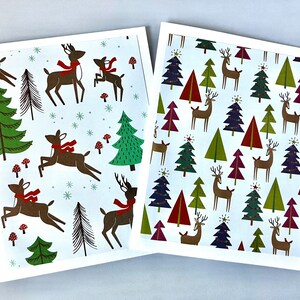 Christmas Winter Holiday Cards Set of 10 - Etsy