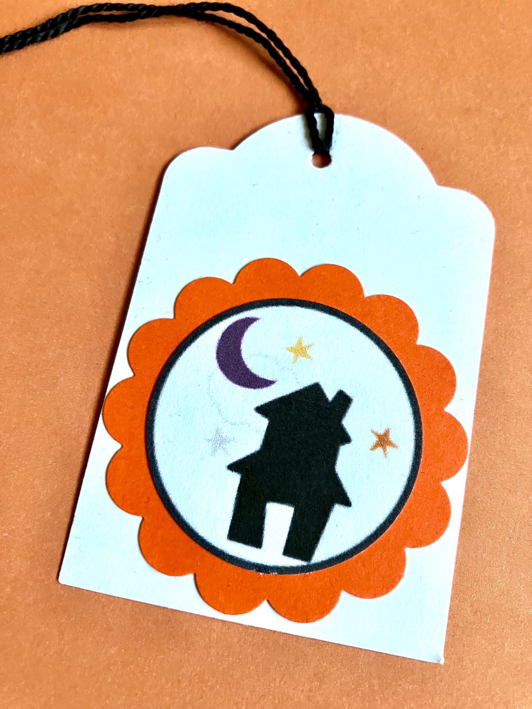 Haunted House Halloween Gift Tags Set of 12 - Etsy