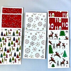 Christmas Winter Holiday Cards Set of 10 - Etsy