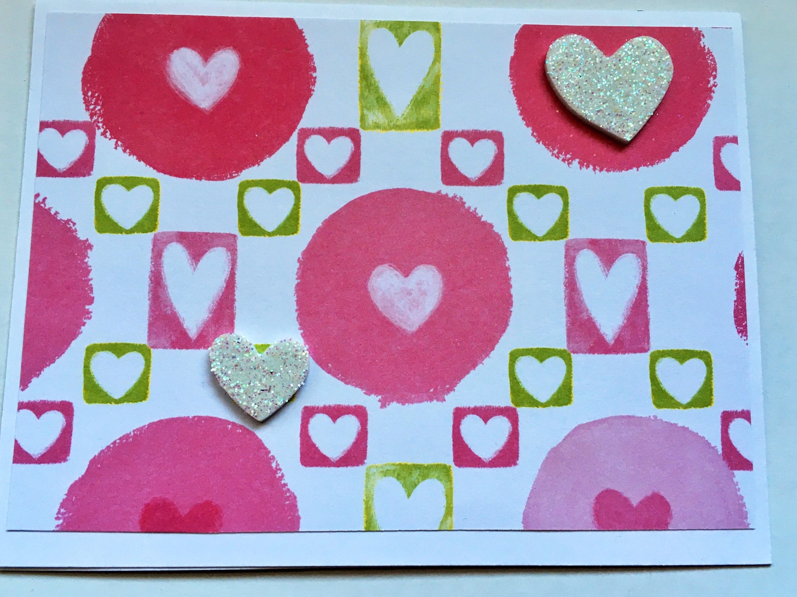 VALENTINE HEART Note Cards Set of Five - Etsy