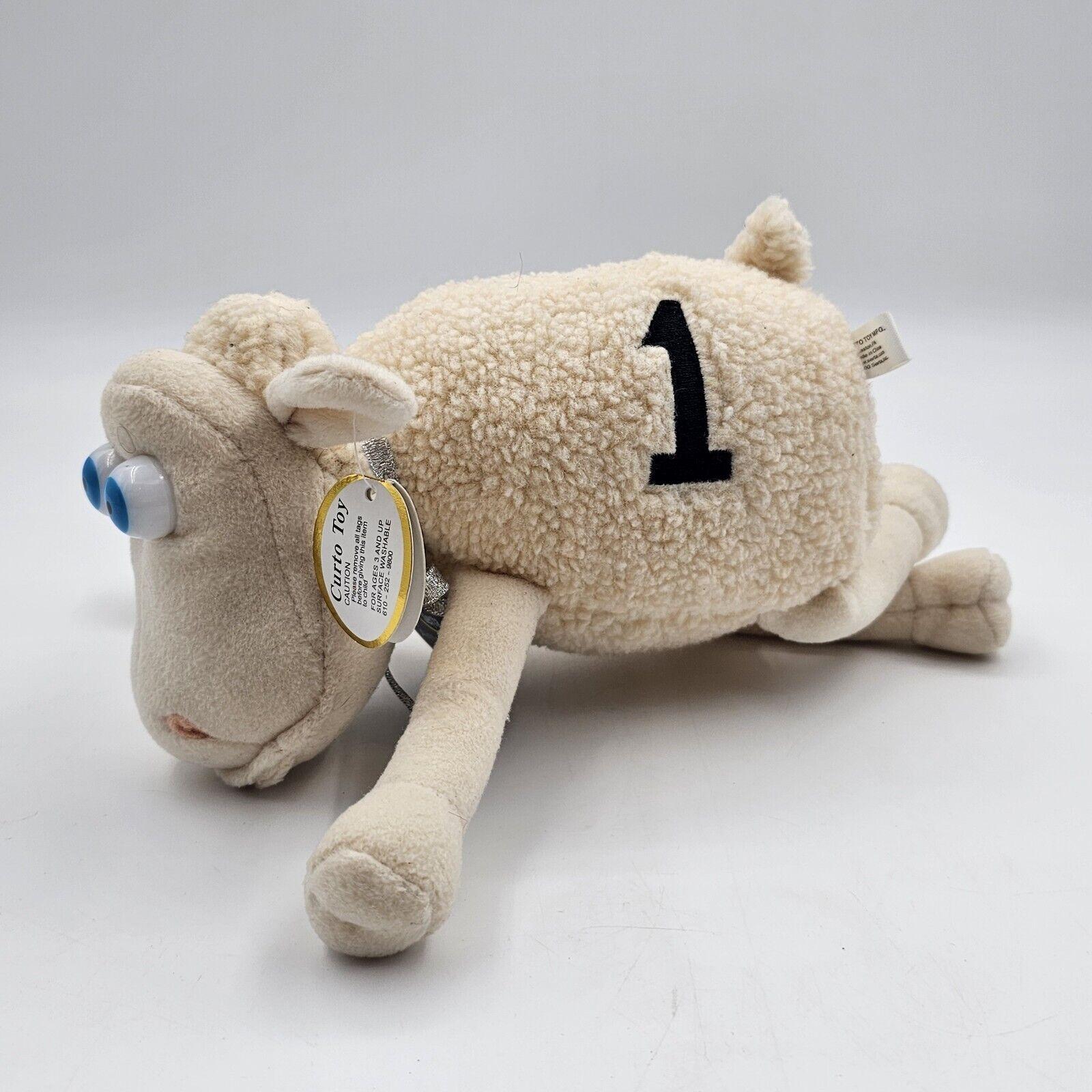 Vintage Serta Counting Sheep Plush Stuffed Animal #1 Curto Toy 2000 Beige 10 In - Etsy