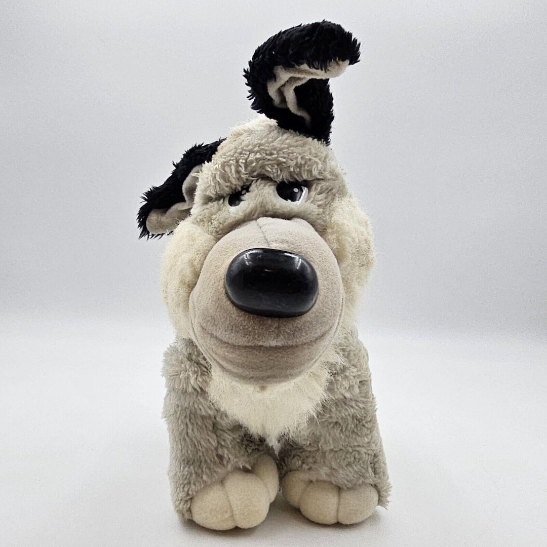 Vintage Tonka Pooch Patrol Rascal Husky Plush Snarl Flip Lip 1990 Gray ...
