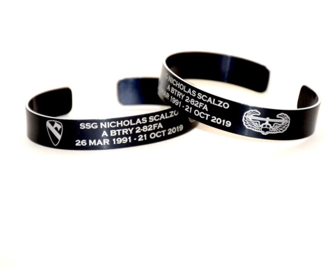 SSG Nicholas Scalzo Memorial Bracelet - Etsy