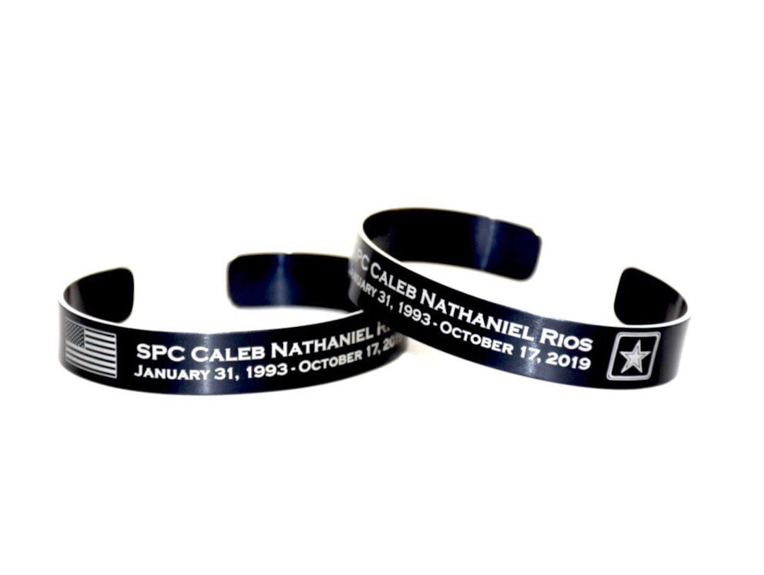 SPC Caleb Nathaniel Rios Memorial Bracelet - Etsy