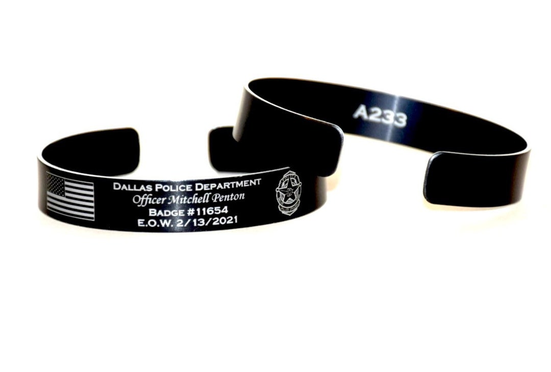 Officer Mitchell Penton Memorial Bracelet - Etsy