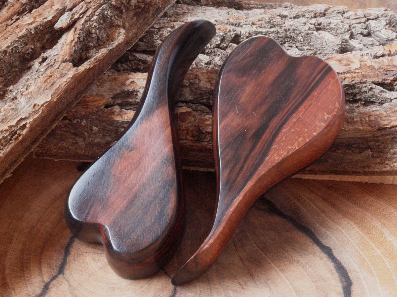 Nesting Hearts Exotic Wood Sculpture - Etsy