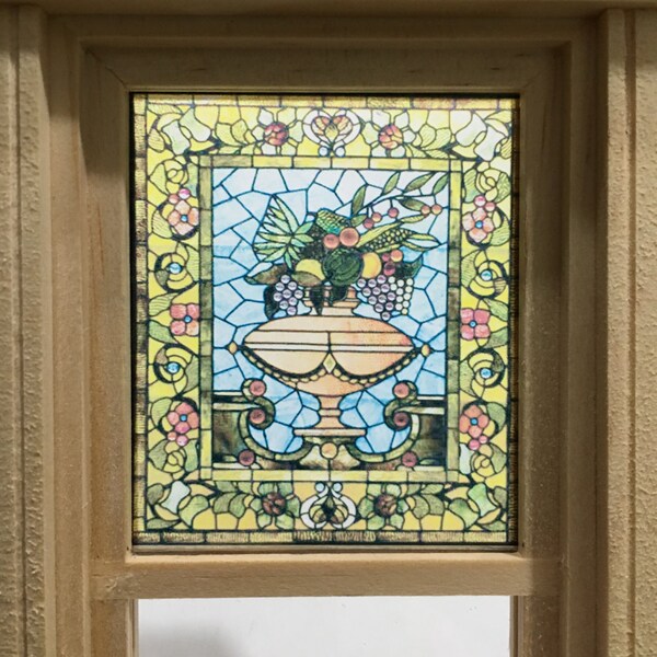 Victorian Stained Glass Window Decal - Etsy