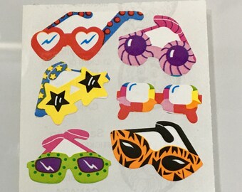 Tropical Fish Vintage Sandylion Pearl Finish Stickers 80's Opal Stripe ...