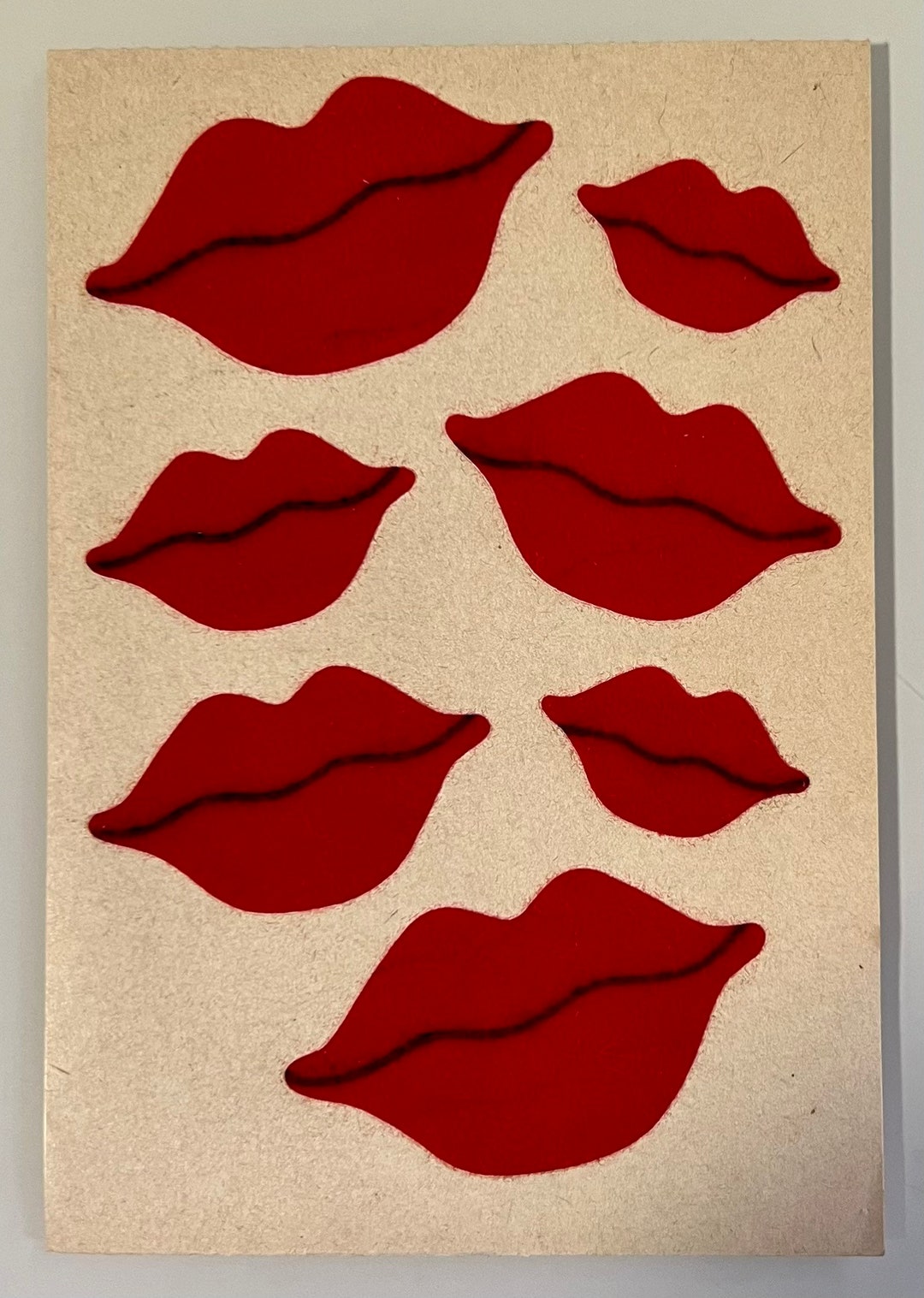 Vintage Very Rare Sandylion Fuzzy Lip Maxi Stickers - Etsy