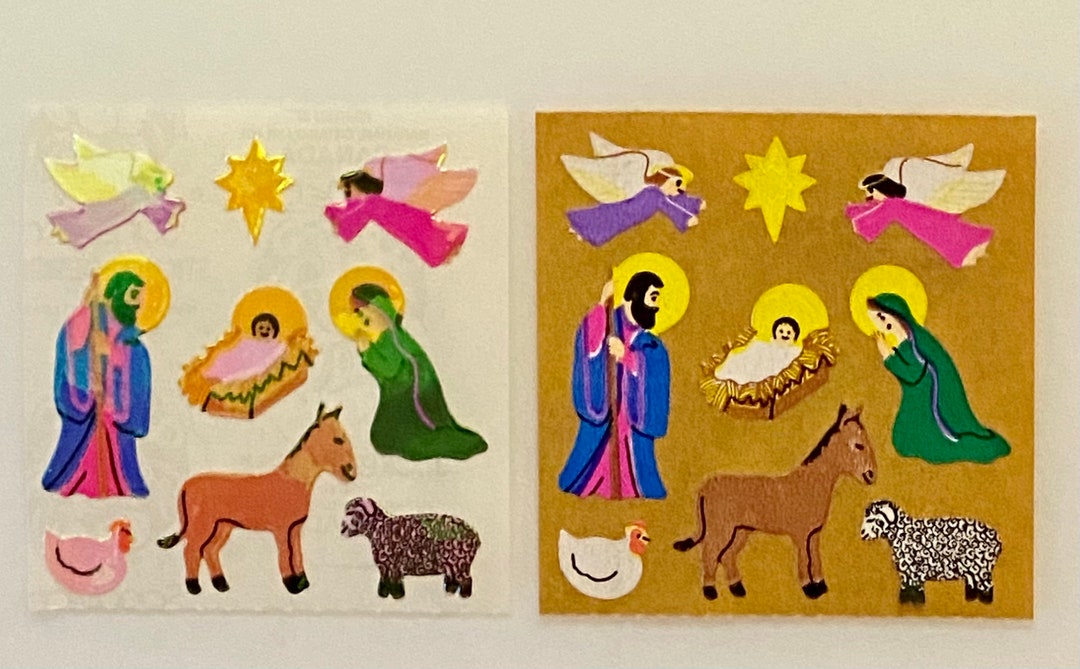 Vintage raro Sandylion perla Kromekote Natividad Religious - Etsy España