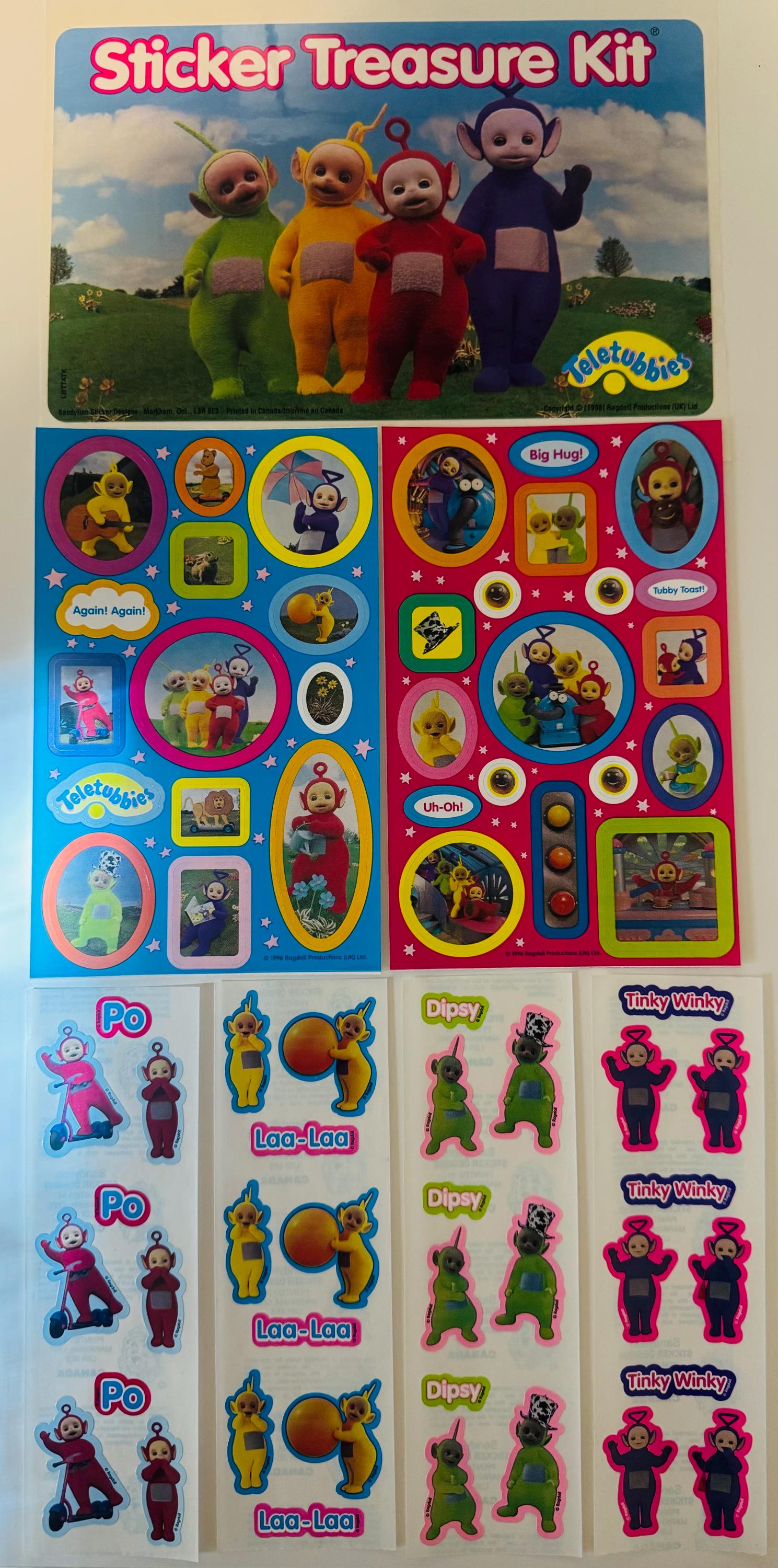 Vintage Rare Teletubbies Sandylion Stickers - Etsy