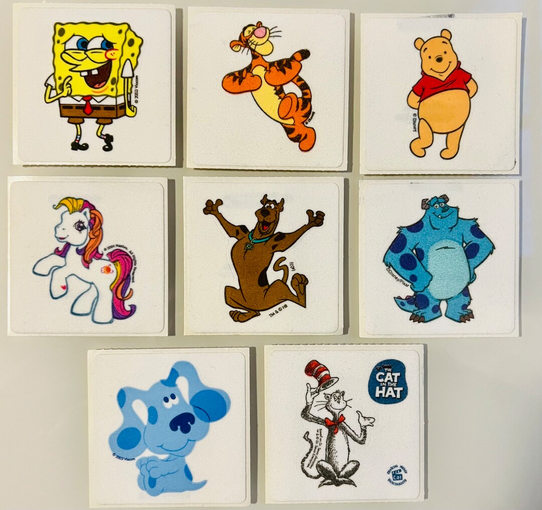 Vintage Rare Sandylion Fuzzy Winnie the Pooh, My Little Pony Stickers ...