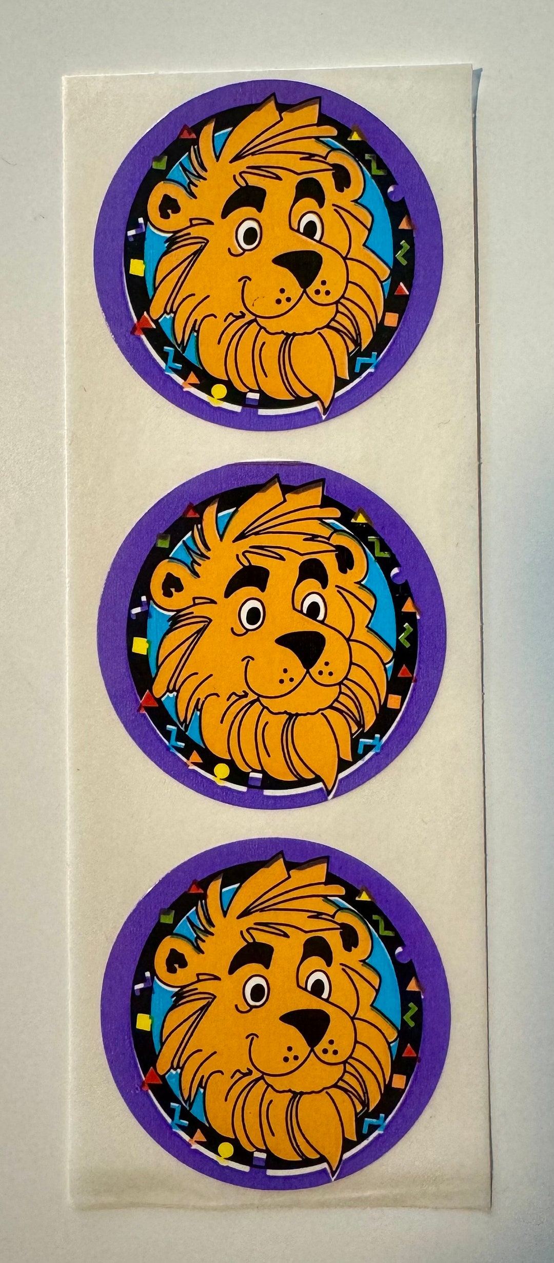 Vintage Rare Sandylion Logo Sticker Strip - Etsy