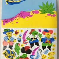 Vintage Sandylion 1990 Stickers Design A Van Metallic Maxi Activity ...