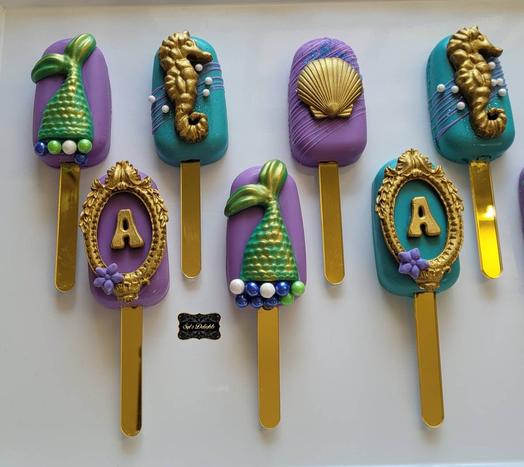 Mermaid Cakesicles. Mermaid Cookies. Mermaid Cakepops. Mermaid Rice ...