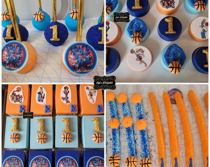 Spacejam Inspired Party Package. Space Jam Cakepops. Space Jam Cookies ...