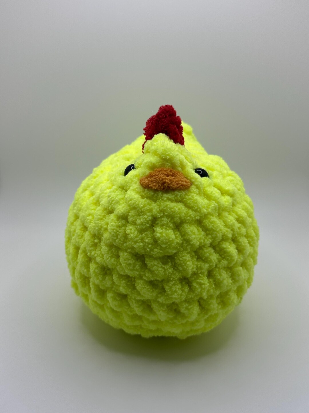 Bright Yellow Chicken - Etsy