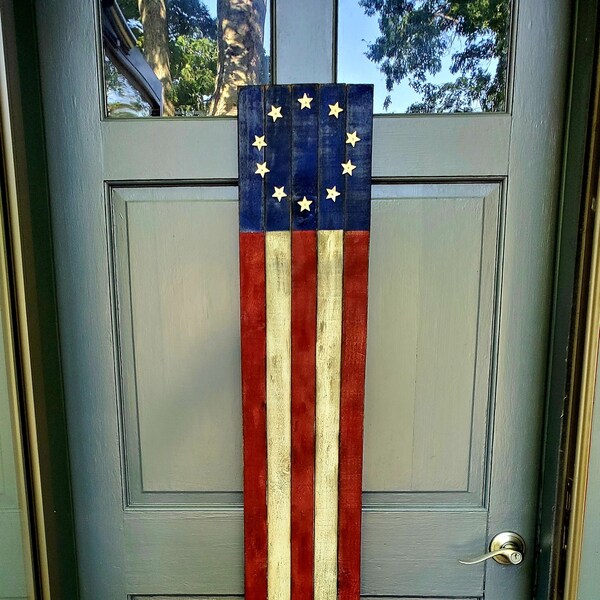 Rustic Flag - Etsy