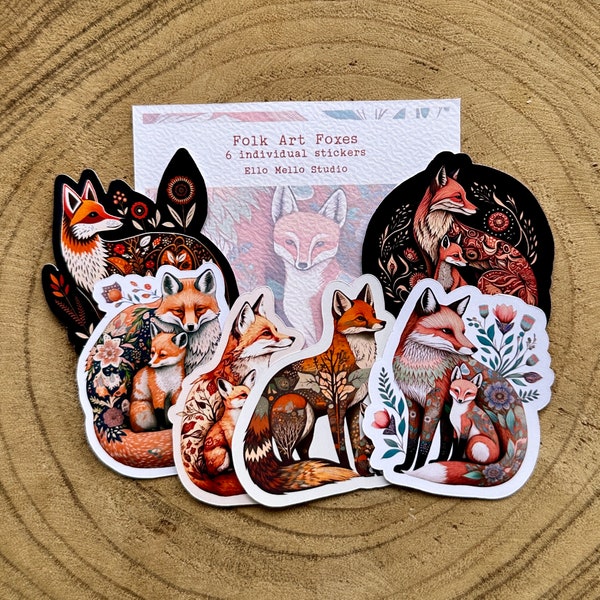 Fox Sticker - Etsy