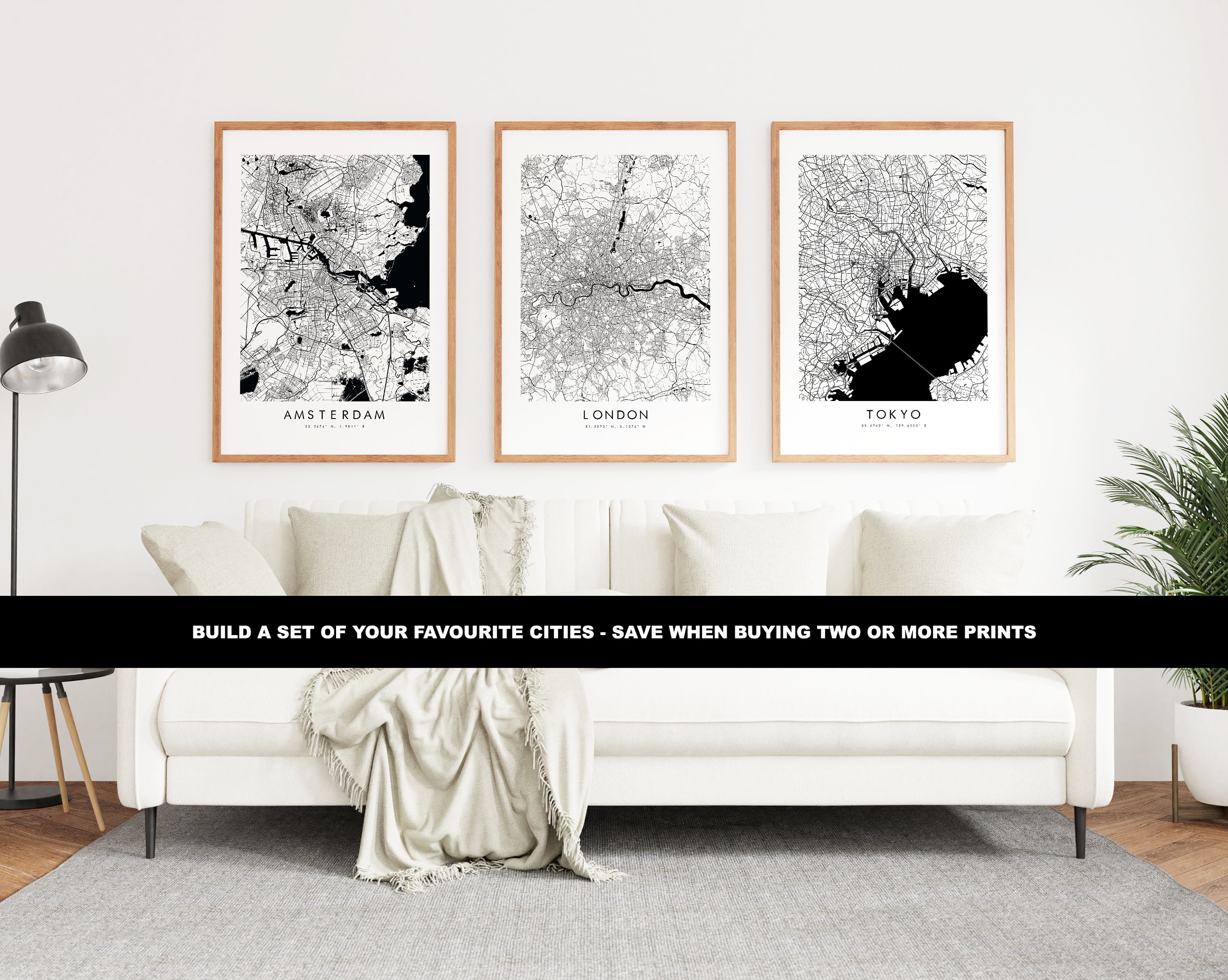 Sheffield Map Print - City Map Poster - Map Art - Map Wall Art - UK ...