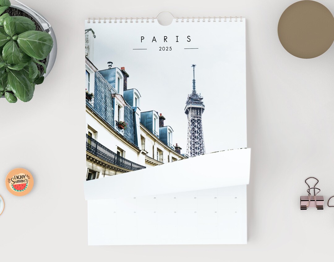 Paris 2025 Wall Calendar - A3 or A4 Wall Calendar - Paris - France ...