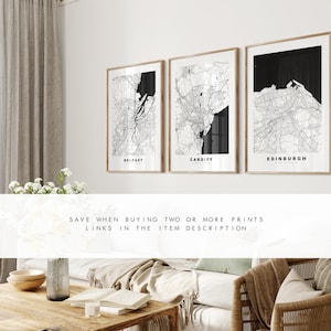 Warminster Map Print - Minimalist City Map Poster - Map Art - UK ...