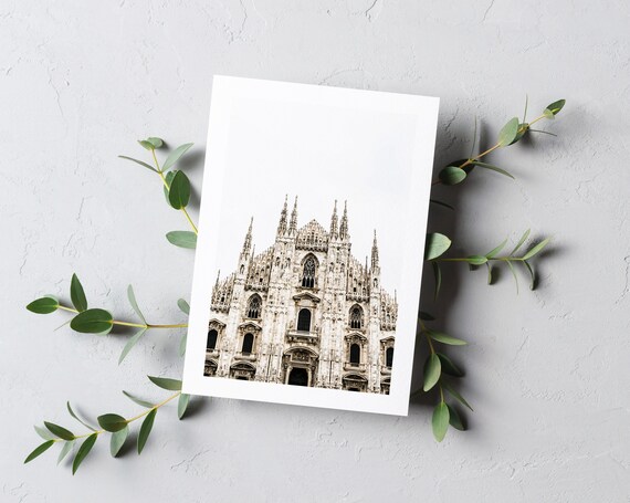 Milan Greeting Card Greeting Card Blank Inside Birthday - Etsy