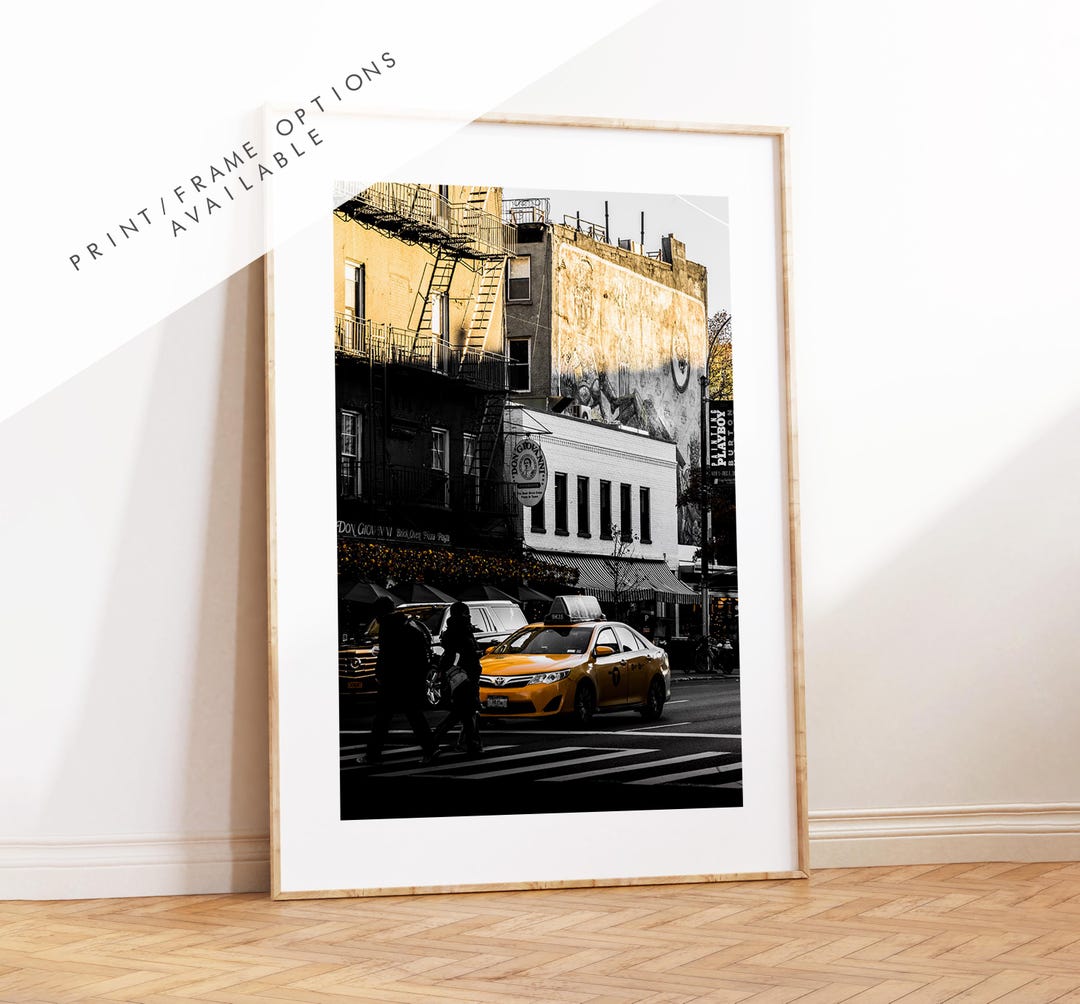 New York Taxi Print - NYC Photography Print - New York City - Prints or ...