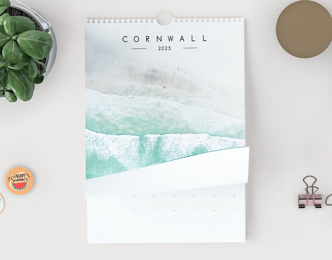 Cornwall 2025 Calendar - A3 or A4 Wall Calendar - Cornwall 2025 Wall ...