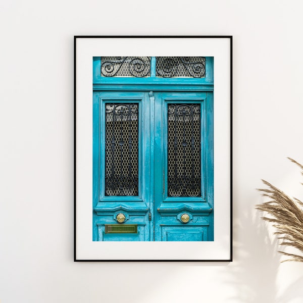 Paris Blue Doors - Etsy