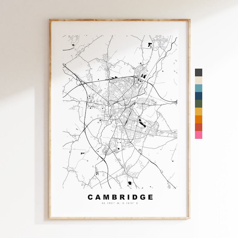 Cambridge Poster - Etsy UK