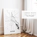 Ripon Map Print - Minimalist City Map Poster - Map Art - UK - Ripon ...
