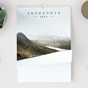Snowdonia 2024 Calendar A3 or A4 Wall Calendar Snowdonia Calendar ...