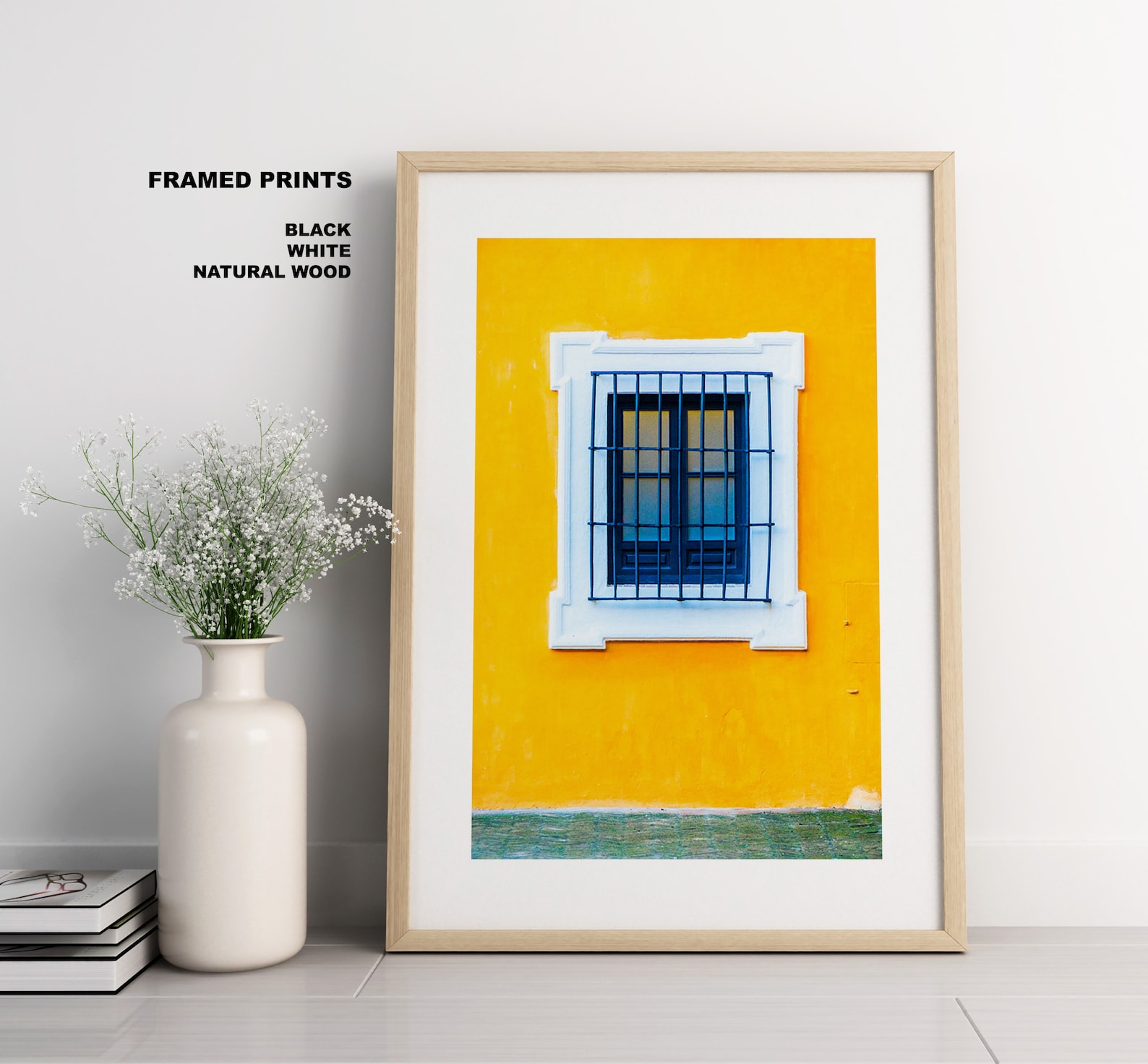 Mustard Yellow Print Set - Fine Art Photography - Yellow Wall Art ...