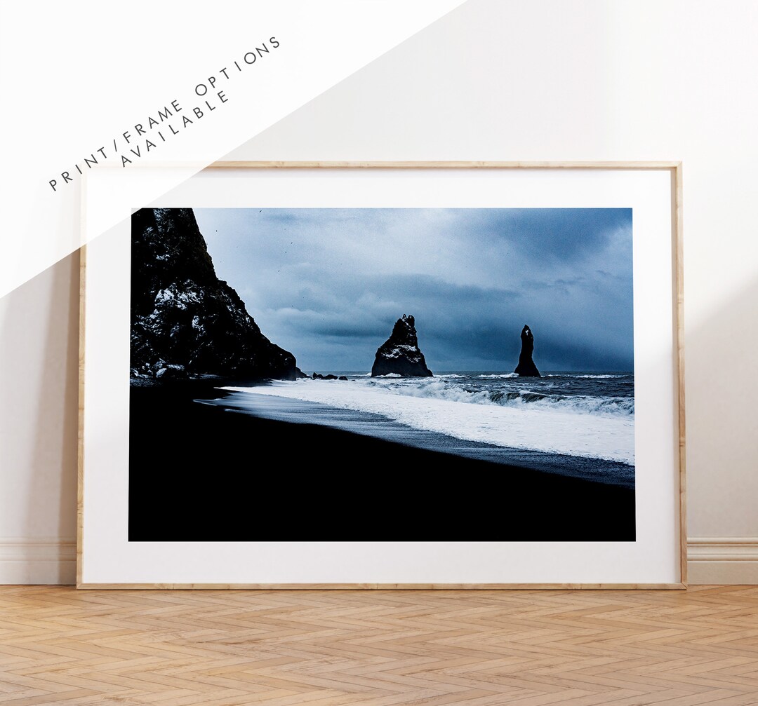 Reynisfjara Black Sand Beach - Iceland Photography Print - Iceland Wall ...