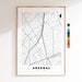 Warminster Map Print - Minimalist City Map Poster - Map Art - UK ...