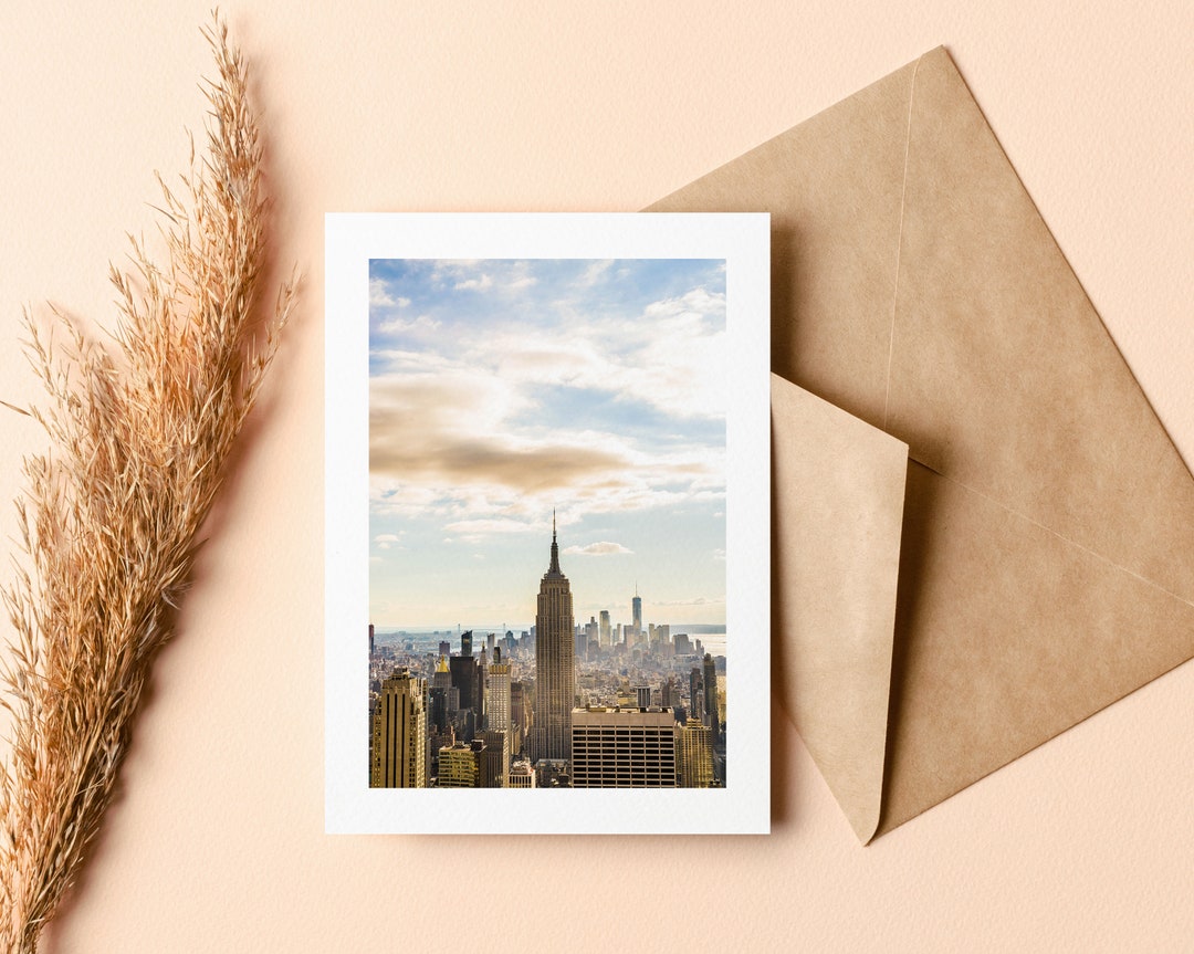 New York Greeting Card - Greeting Card - Blank Inside - Birthday ...