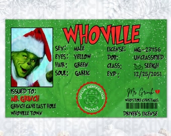 Whoville Grinch Png - Etsy
