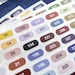 DMC Floss Labels / Stickers for Embroidery Bobbins - Etsy