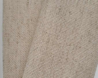 Rustico Aida 14 Count Beige Brown Aida Cross Stitch Fabric - Etsy