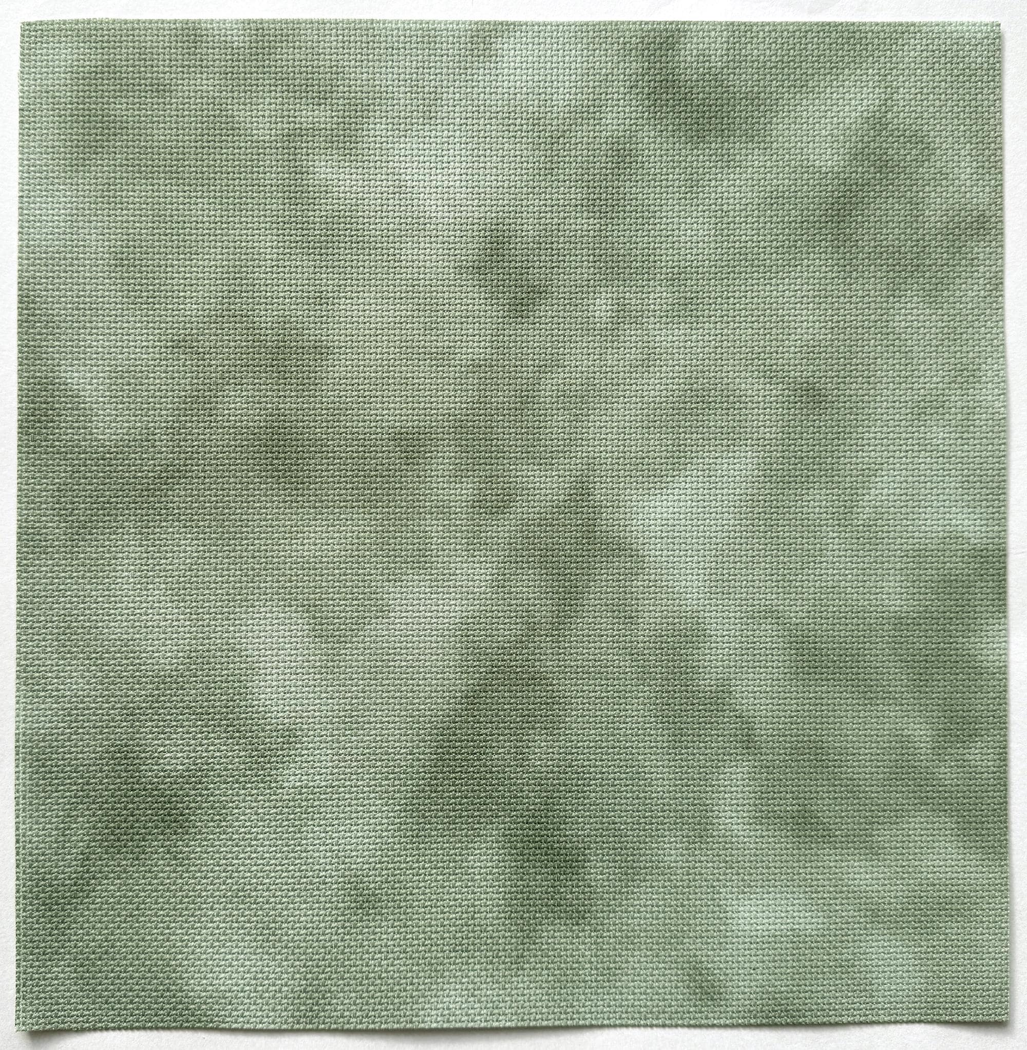 Winter Colored Cross Stitch Fabric, Christmas Colors Printed Aida Cloth ...