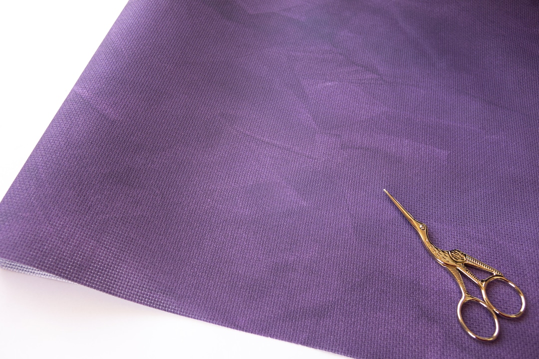 Printed Purple Aida Cloth, 14 / 16 / 18 / 20 Count - Etsy