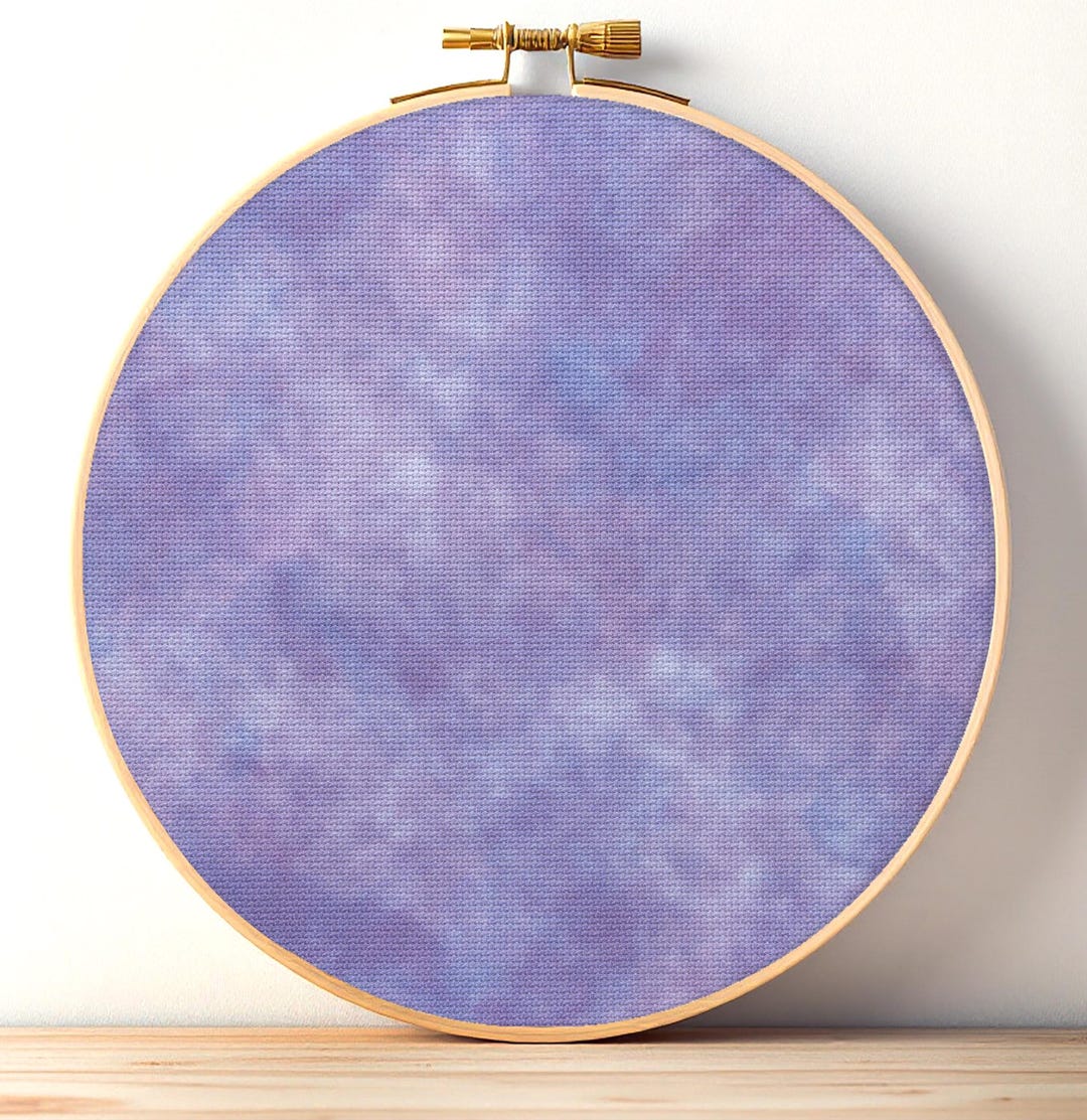Pastel Purple Printed Aida Cloth – Cross Stitch Fabric - Etsy