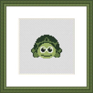 Turtle Cross Stitch Pattern PDF, Animal Embroidery, Modern Chart - Etsy