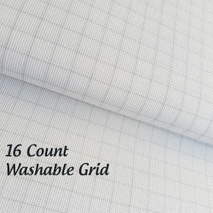 Zweigart Easy Count Aida 16 Ct, Washable Grid Cross Stitch Fabric - Etsy