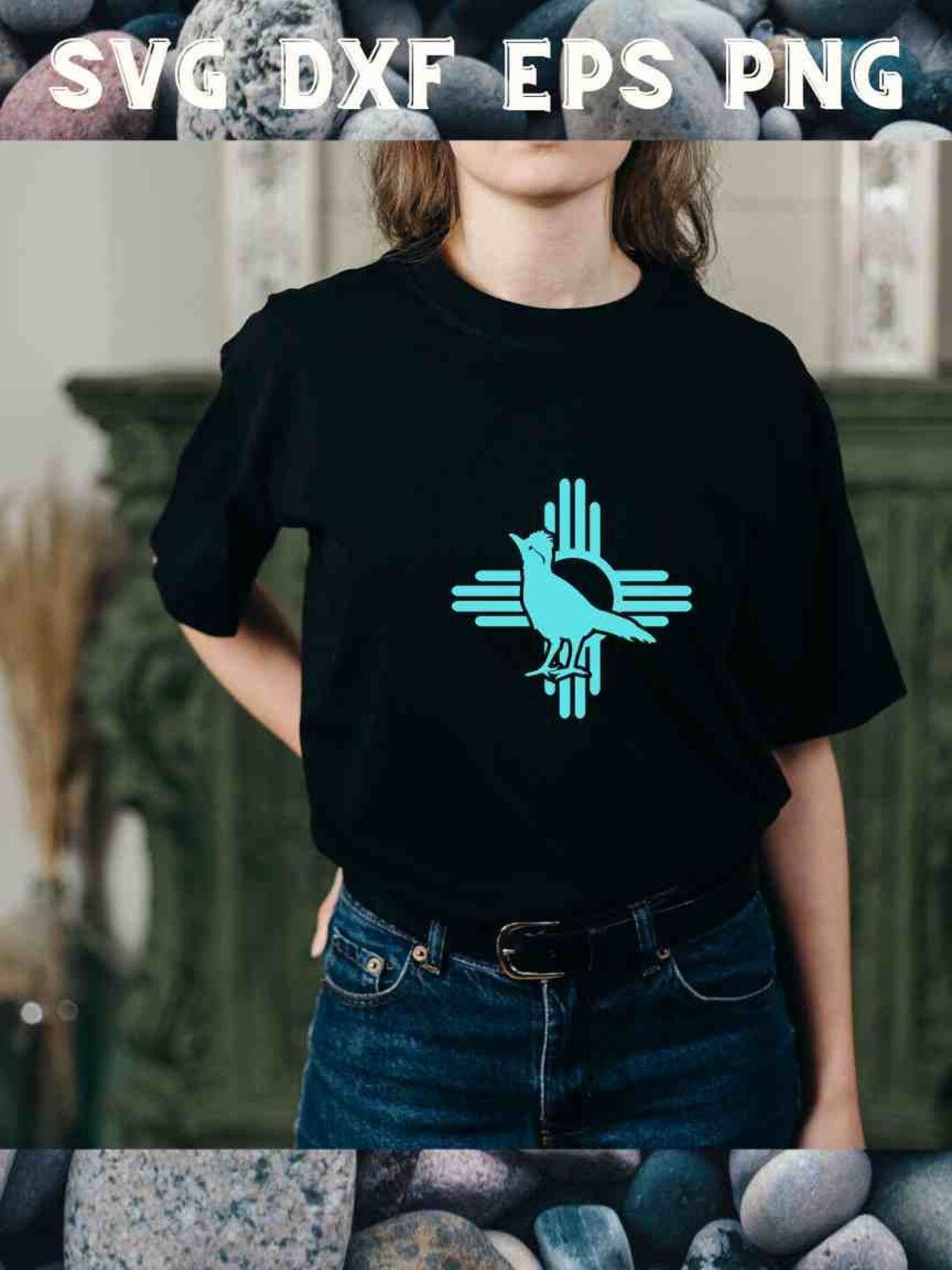 Baby Roadrunner Zia New Mexico Svg Dxf Eps Png Digital Download / Vynil ...