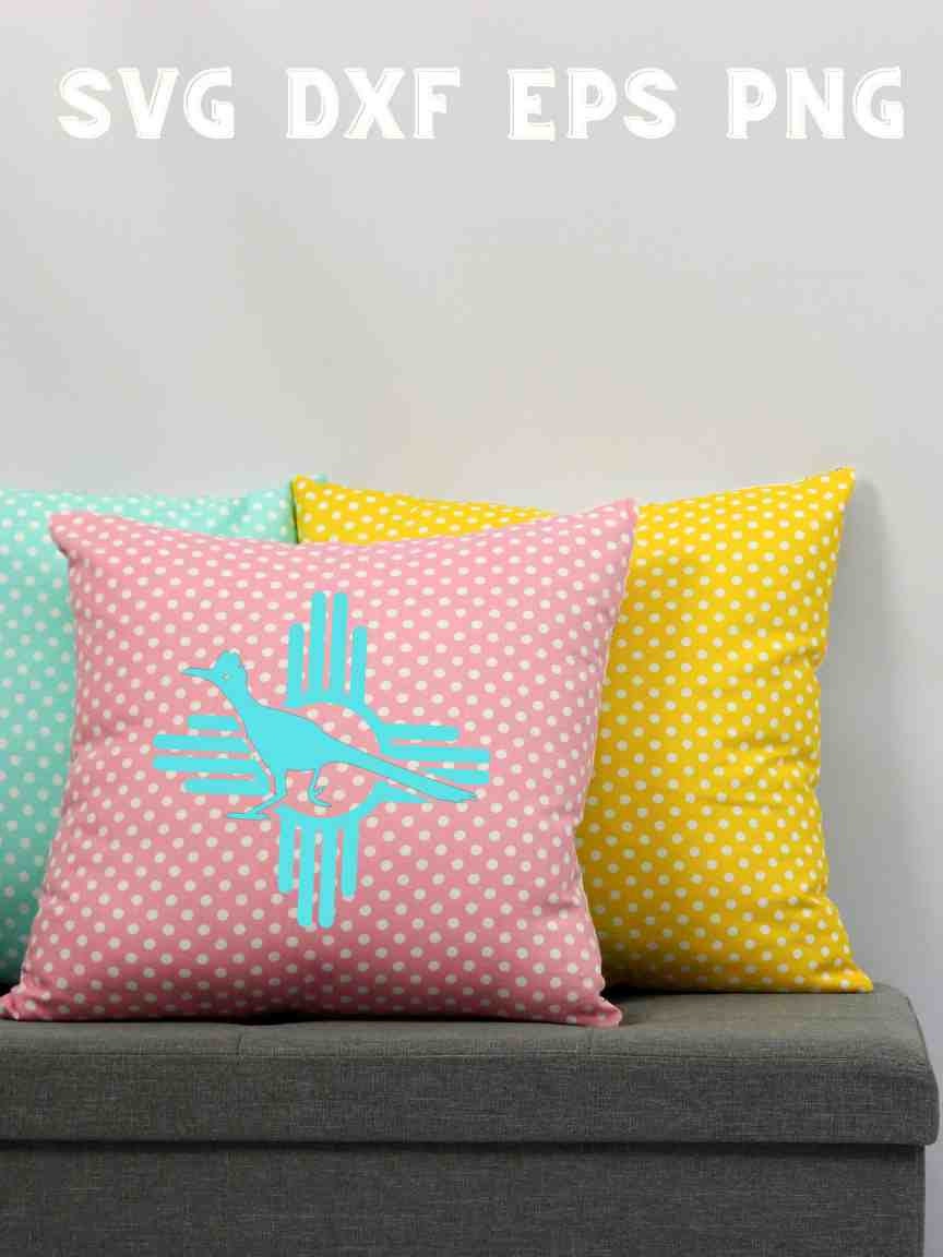 New Mexico Zia Roadrunner Svg Dxf Eps Png Digital Download / - Etsy