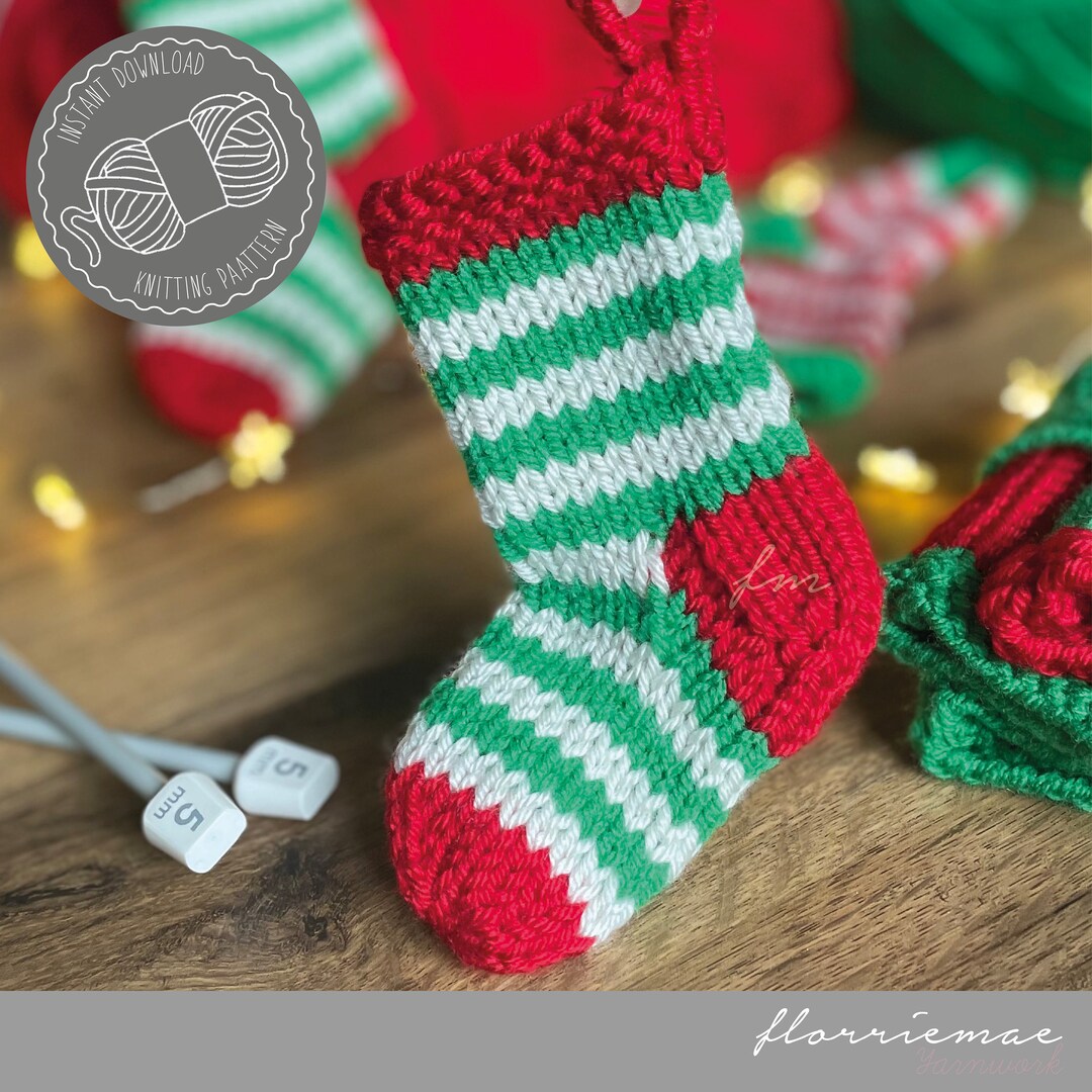 Easy Knitting Pattern - Instant Download - Knitted Mini Striped ...
